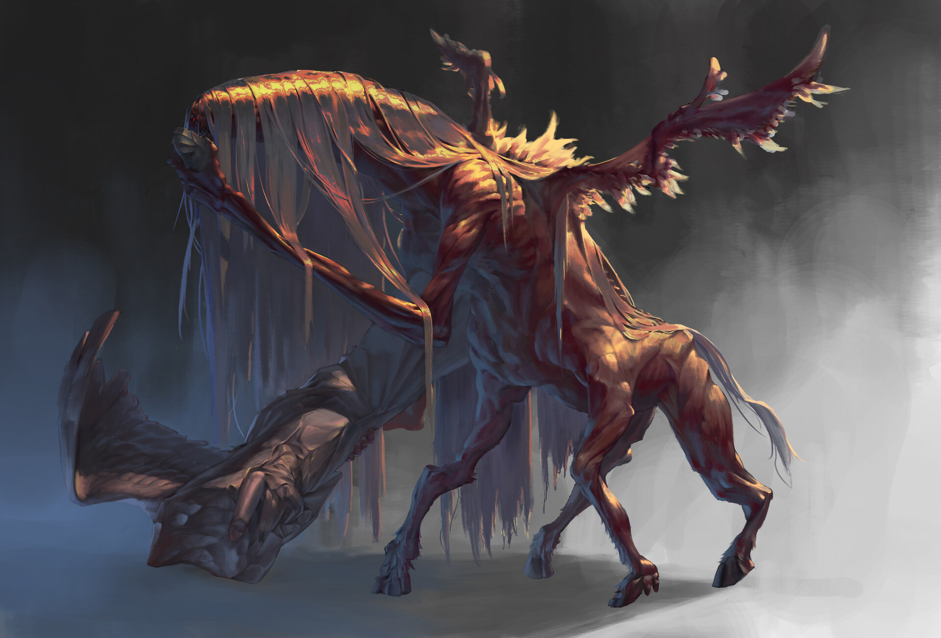 ArtStation - 200430 Fallen angel