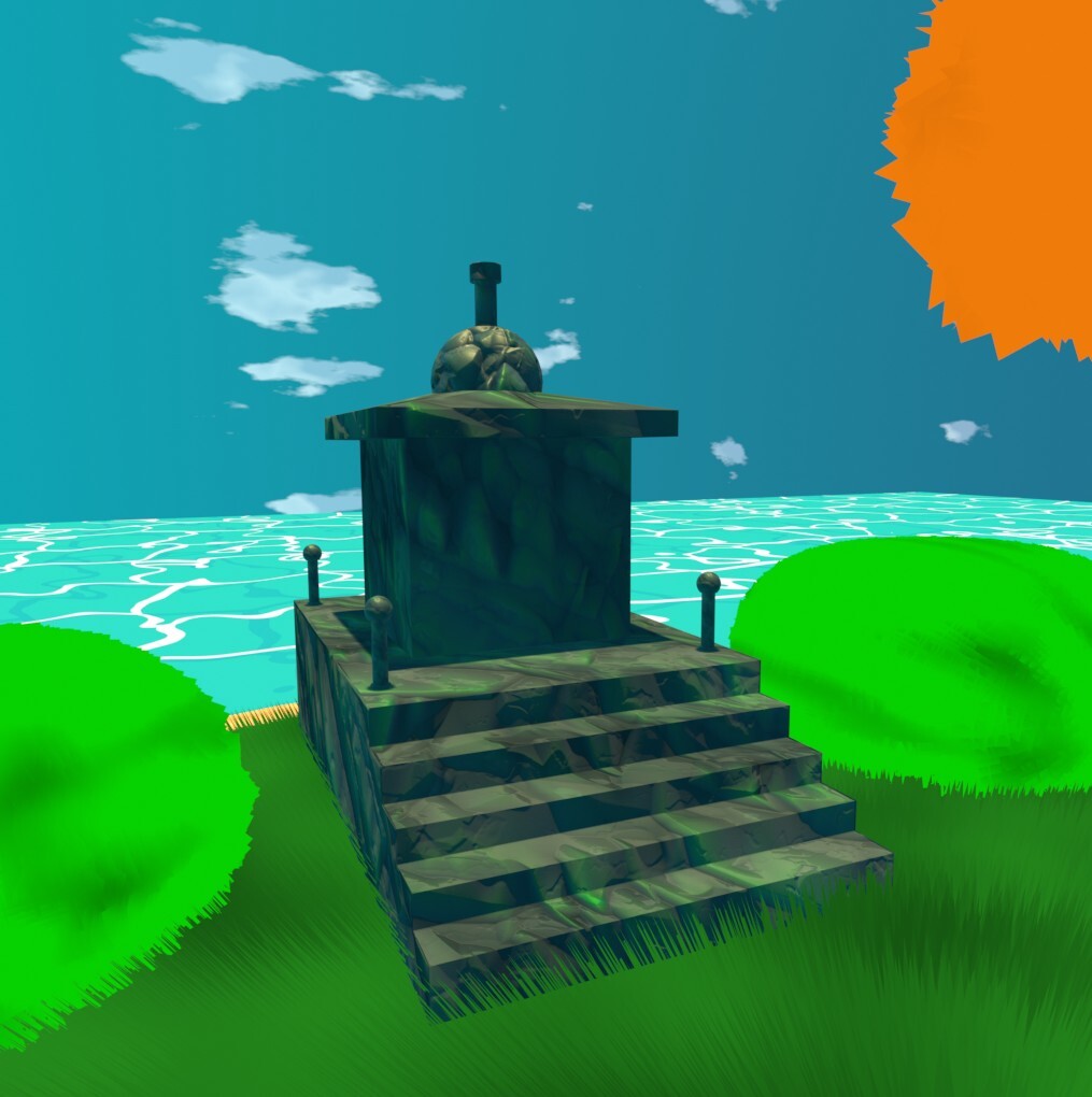 Anthony Millman - Stylized Island Shrine