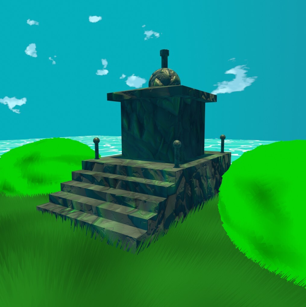 Anthony Millman - Stylized Island Shrine