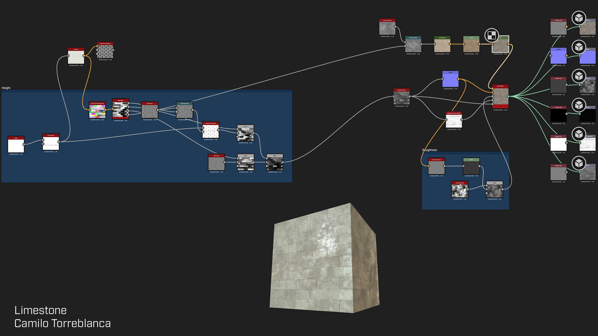 Camilo Torreblanca - Limestone PBR Material
