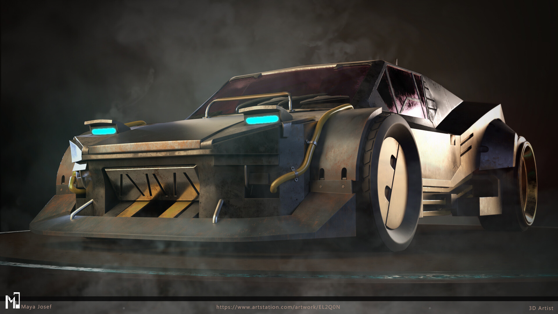 ArtStation - Car-a hard surface modeling project