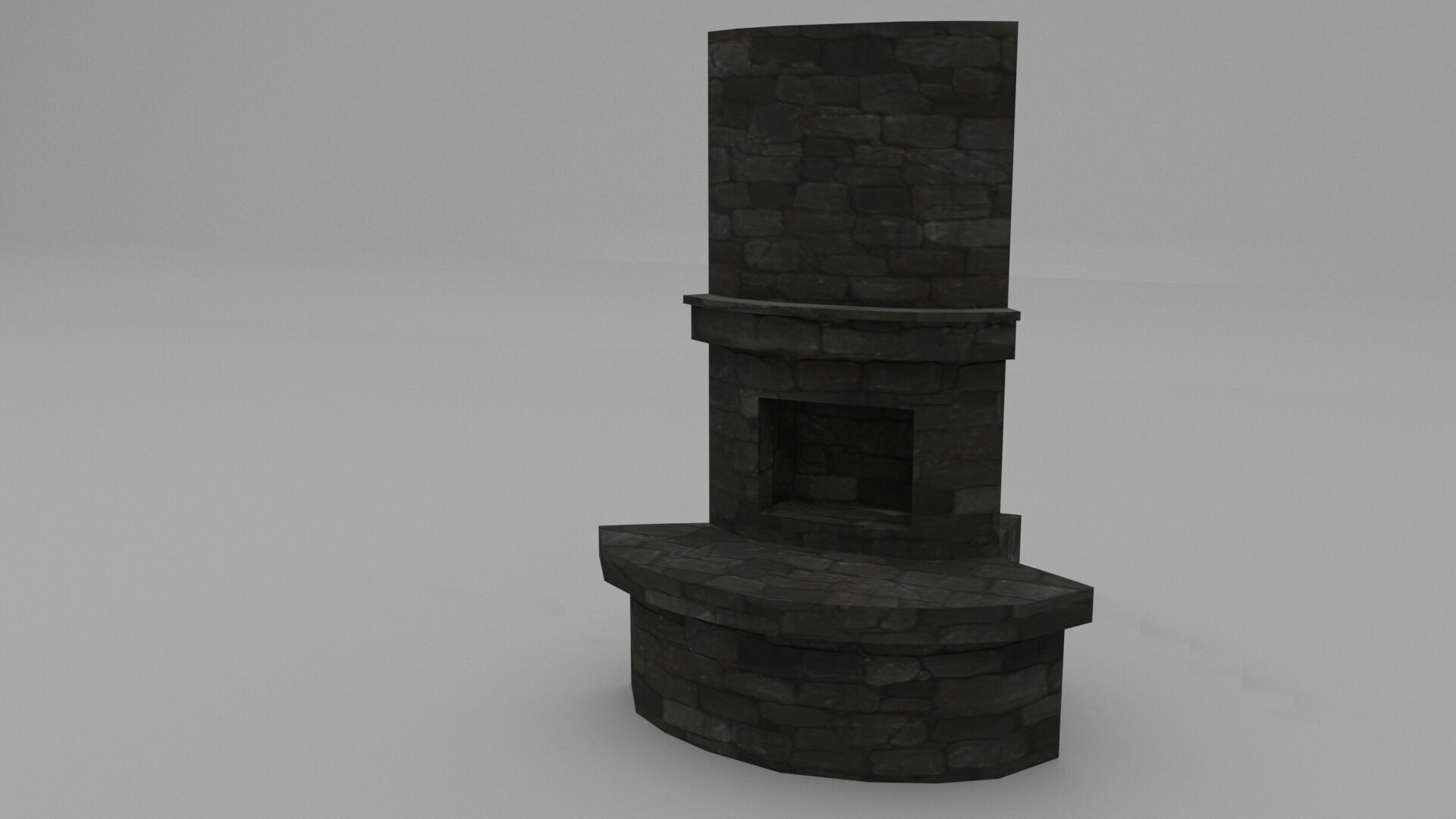 ArtStation - Stone Chimney
