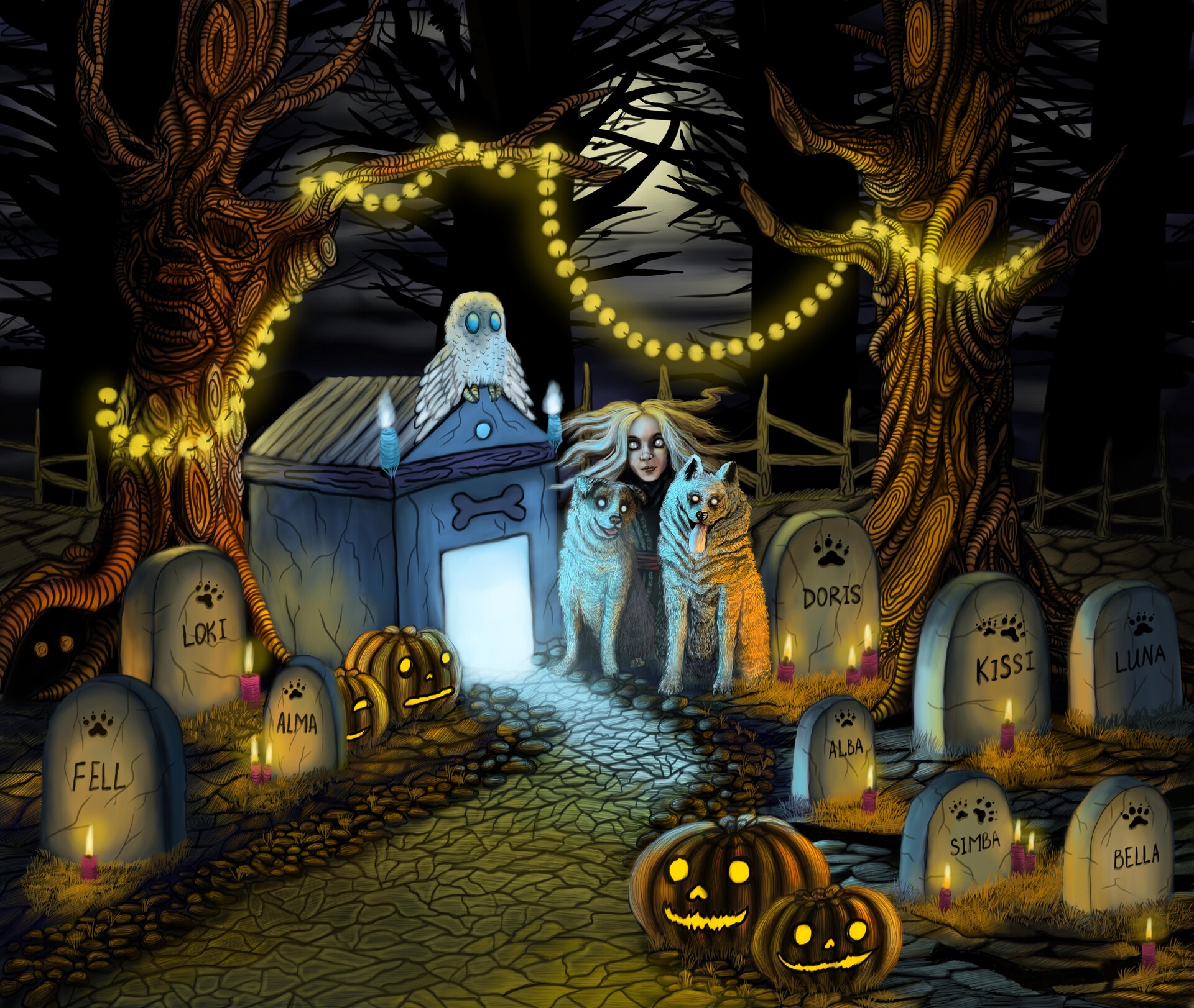 ArtStation - Pet Cemetery