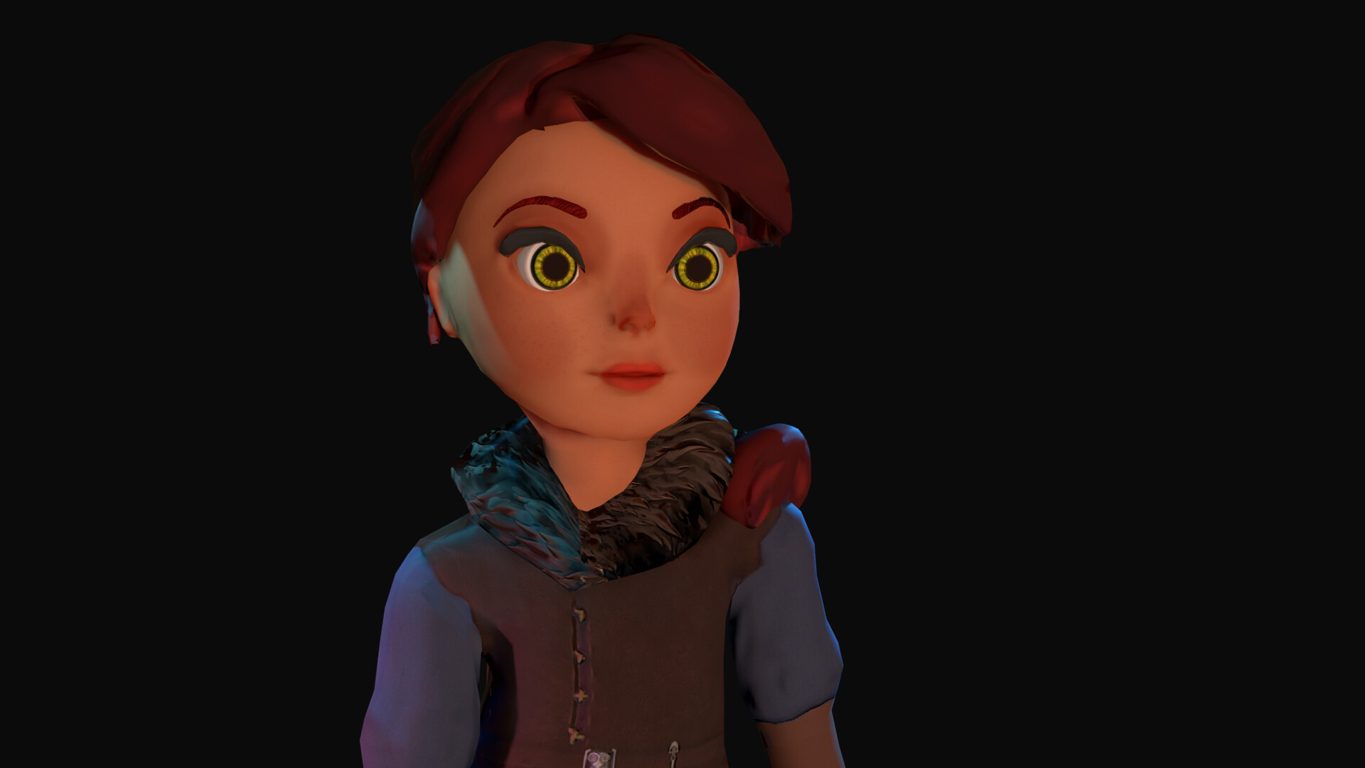 ArtStation - Cartoon Gril Freya