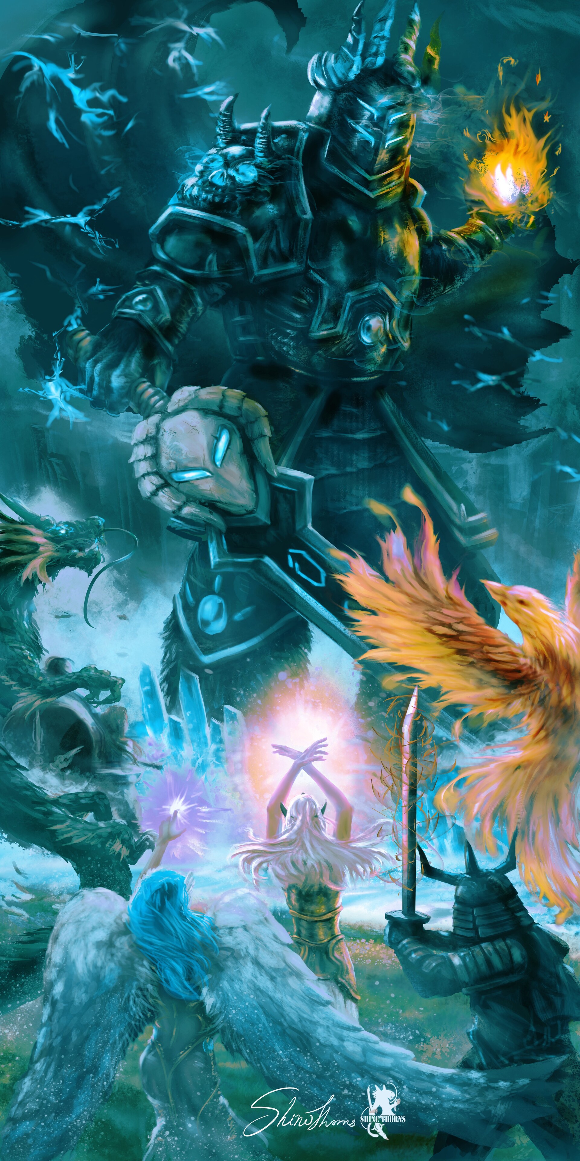 Shine.Throne 希艾.佐恩 (YiAn) - Fight against the element king