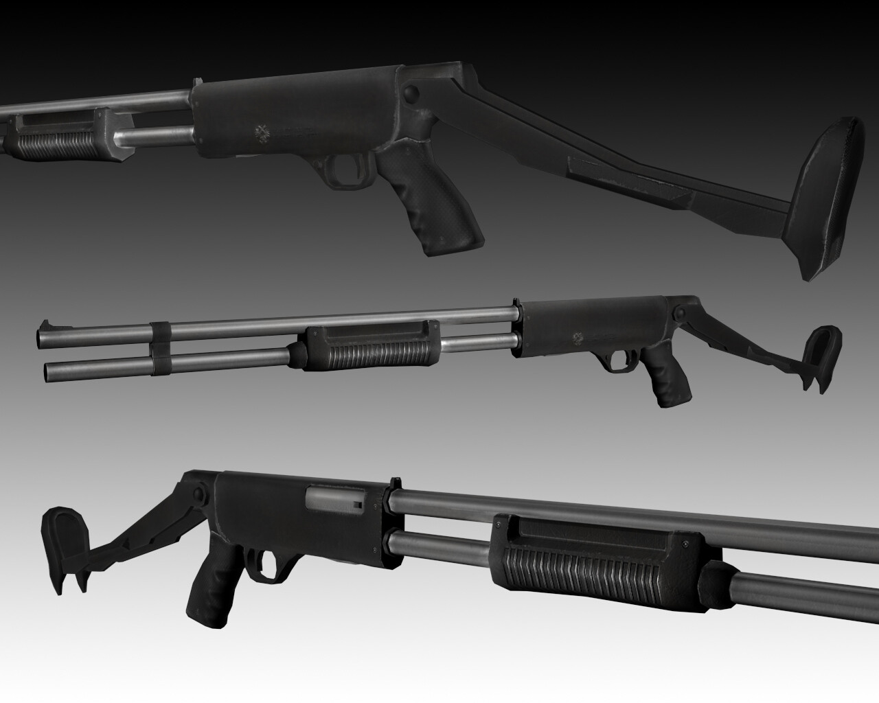 ArtStation - TOZ-194 Shotgun (2006)