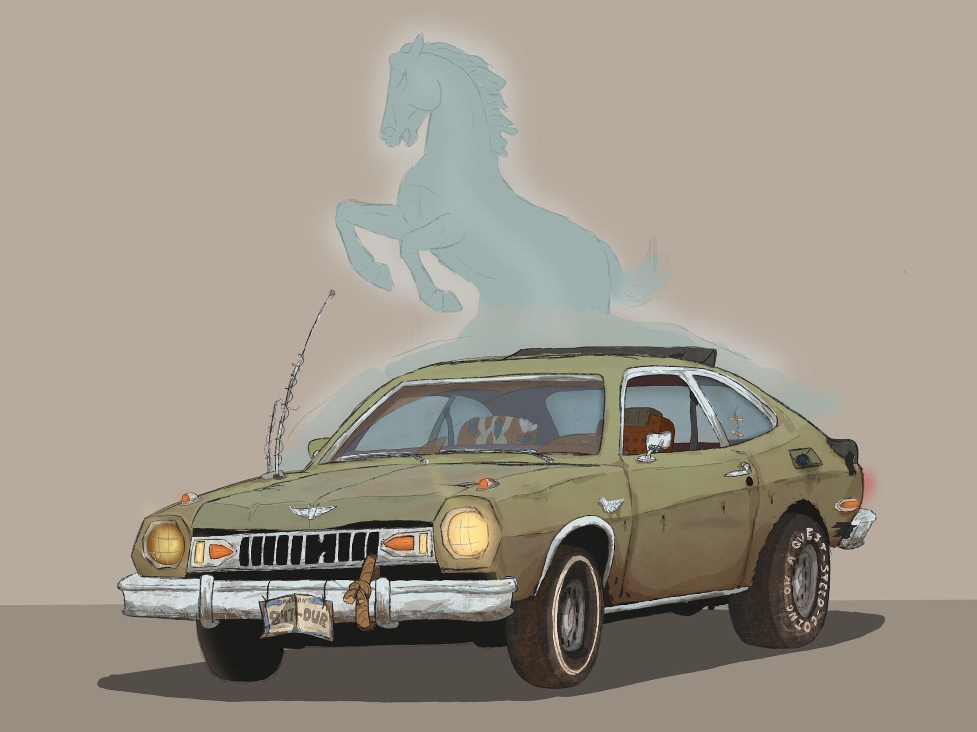 ArtStation - Mighty Steed!