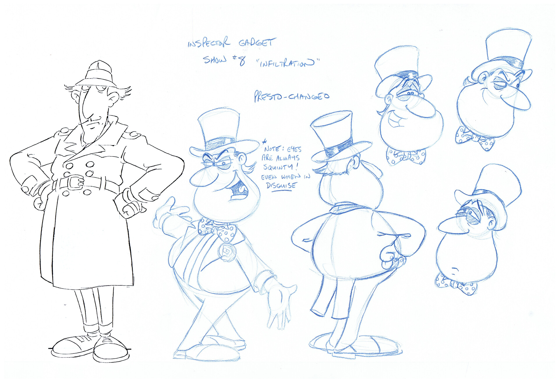 Brian Lemay - Inspector Gadget Character Designs