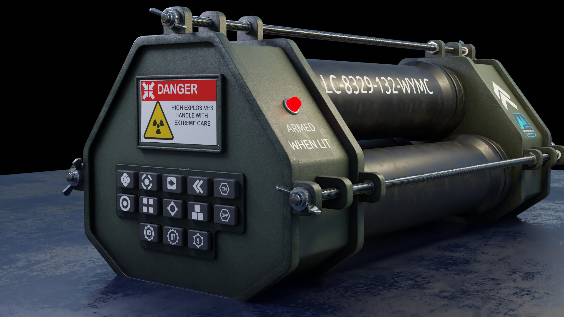 ArtStation - Attempt to reproduce Jack Perry's Alien Isolation AI bomb