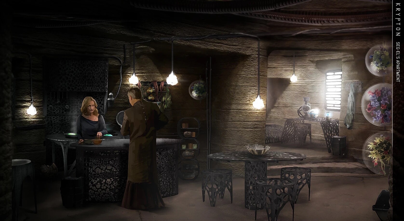 ArtStation - Seg-El’s Apartment - Concept for Syfy’s Krypton S1