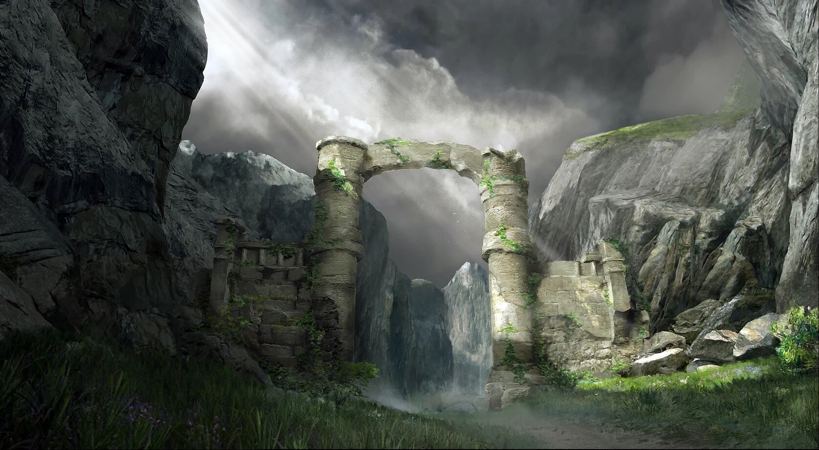 ArtStation - Zelda BOTW - Lanayru Gate