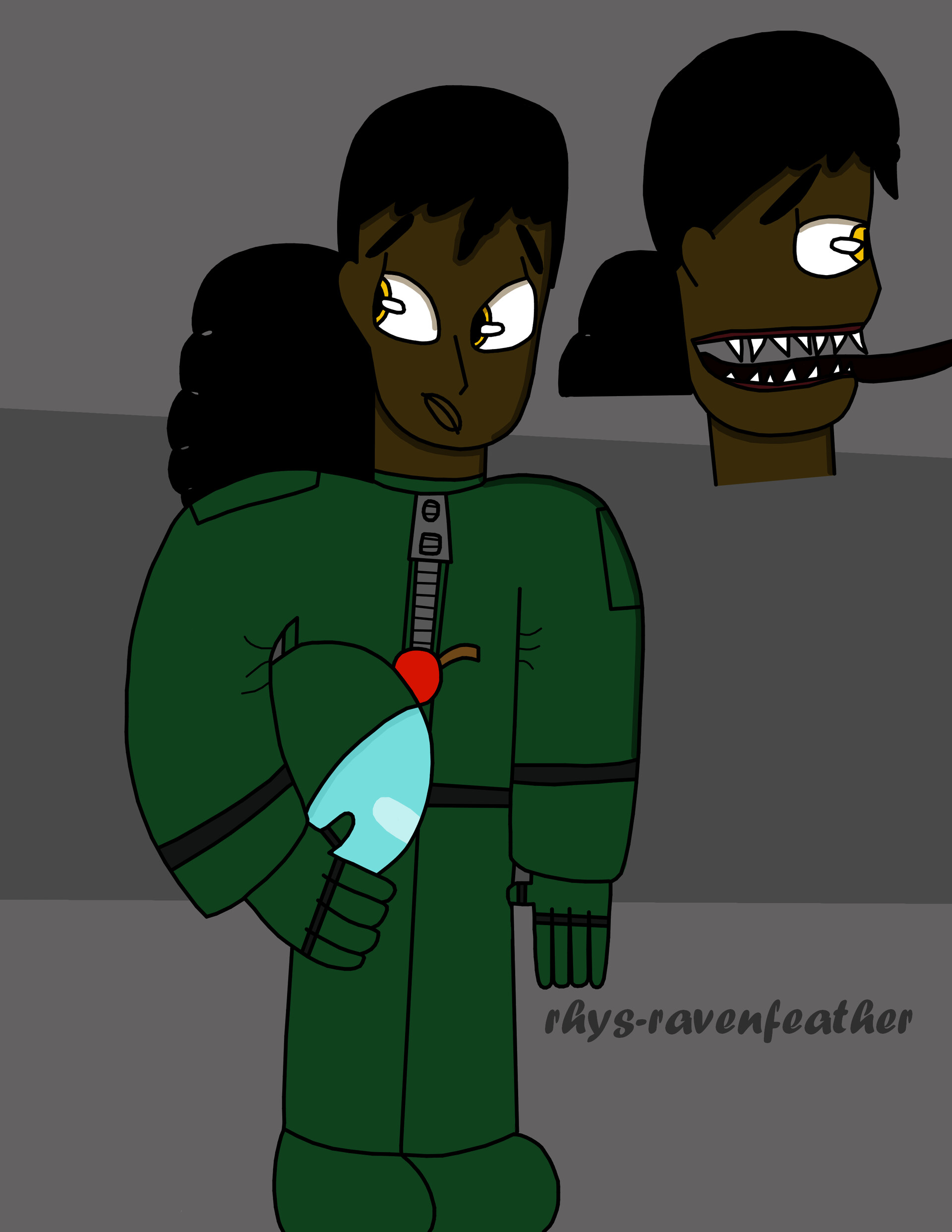 ArtStation - Cherry (Among Us OC)