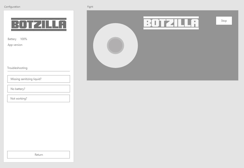 ArtStation - Botzilla's App Wireframes