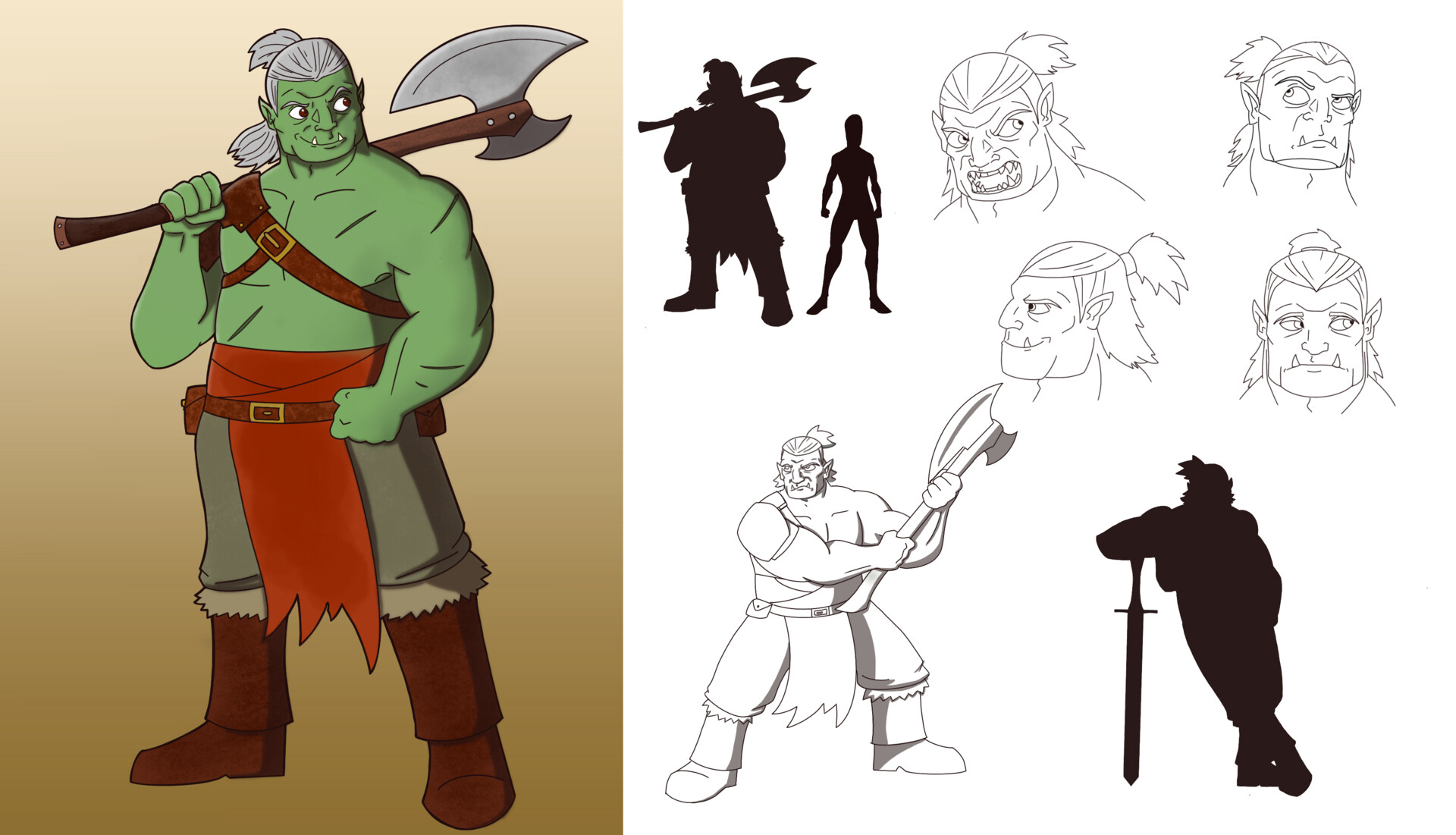 Barbarian Silhouette