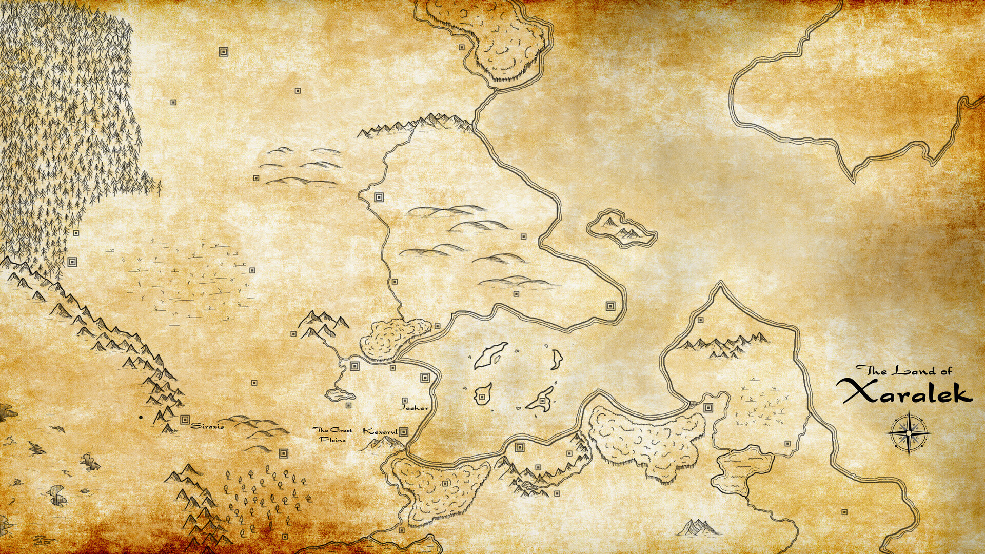 ArtStation - Xaralek (Game Map)