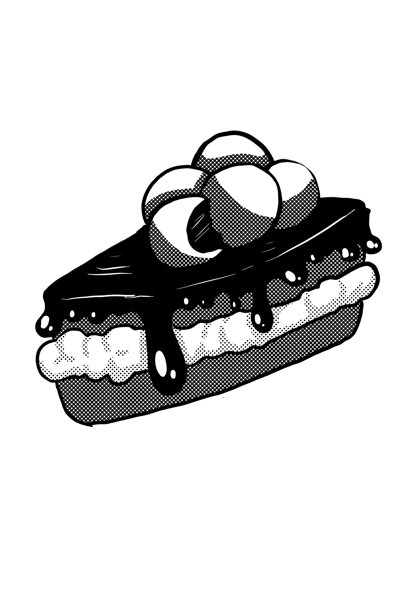 ArtStation - Food without color Cake