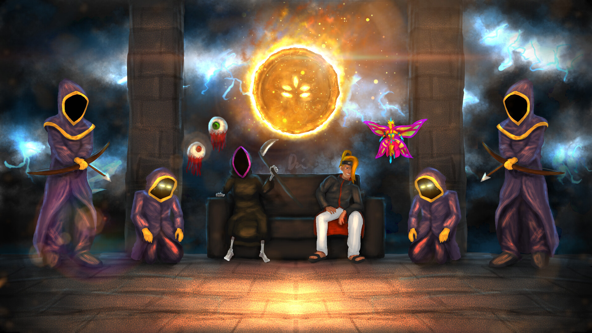 ArtStation - Terraria Cultist Painting