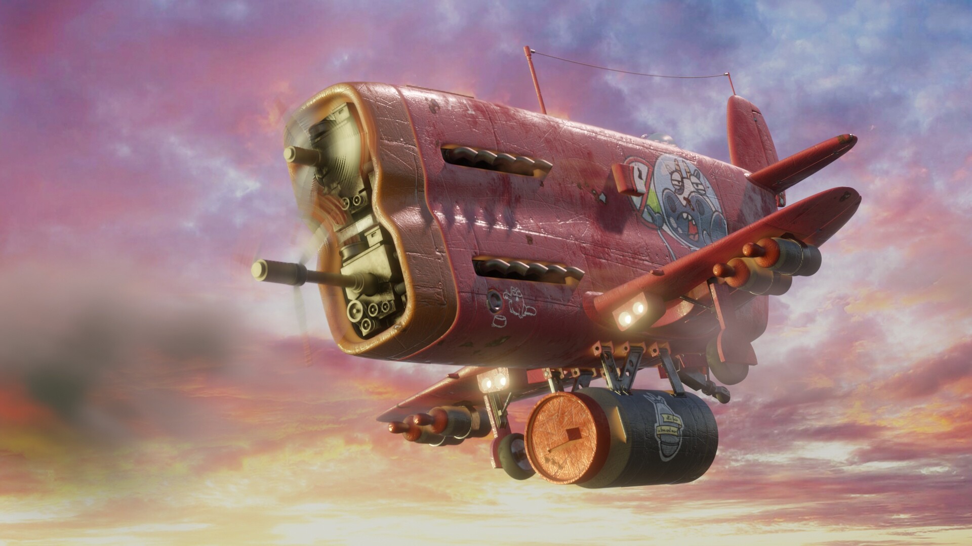 ArtStation - Plane in Blender 3D