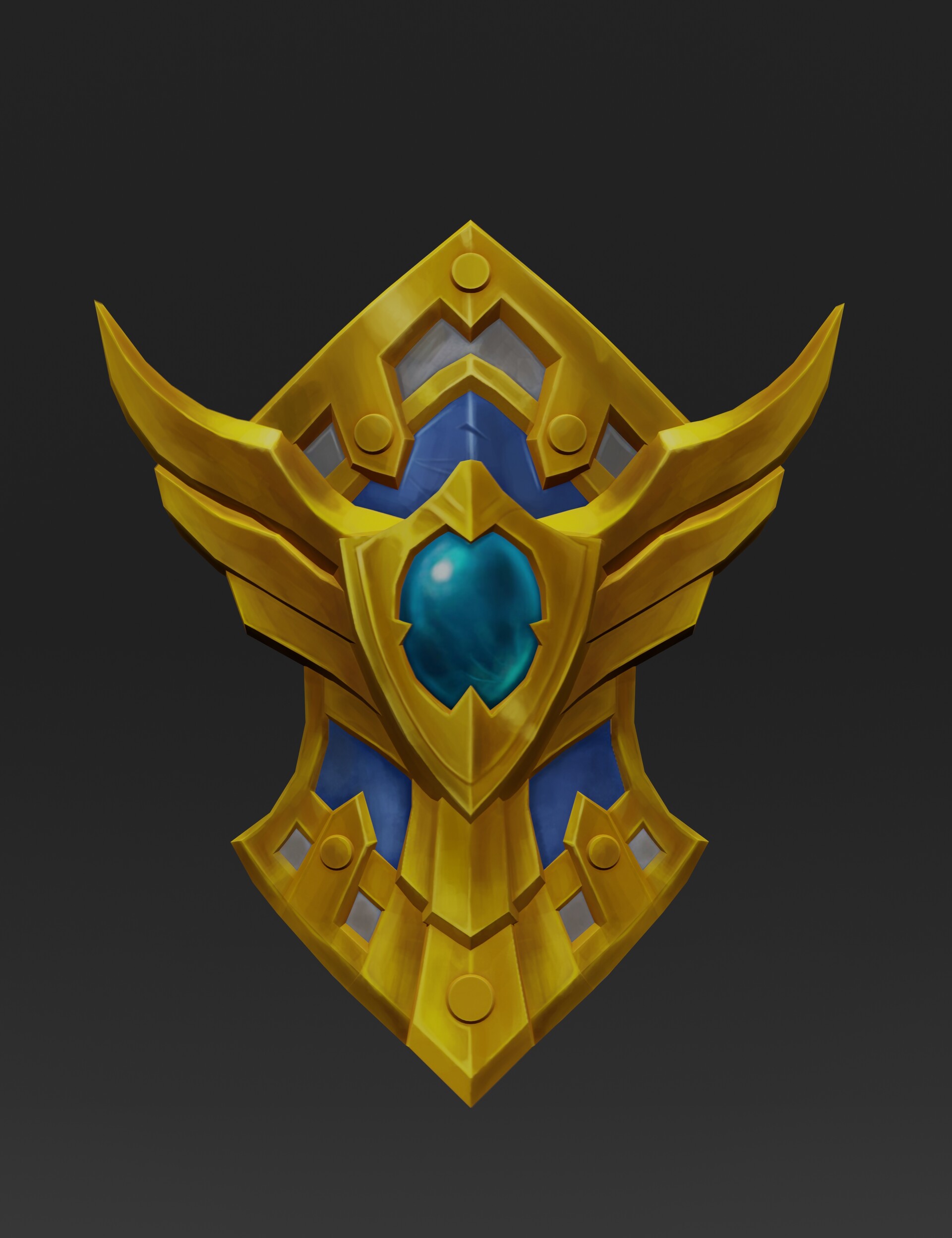 ArtStation - stylized shield (blizzard style)