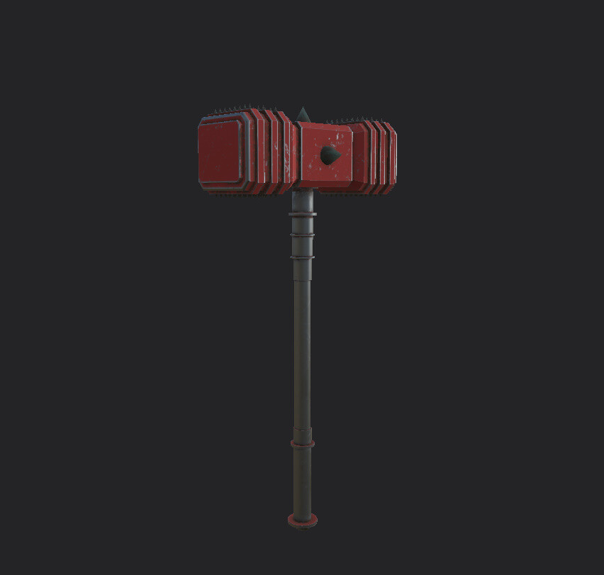 ArtStation - Giant curse hammer
