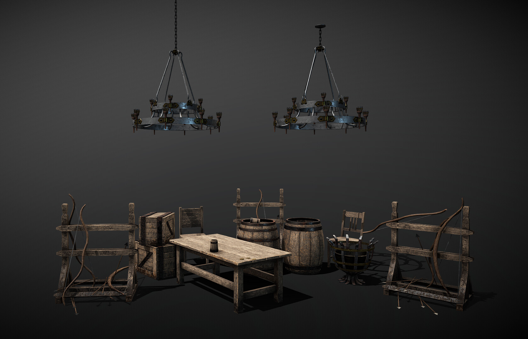 ArtStation - Archer's Paradox Props