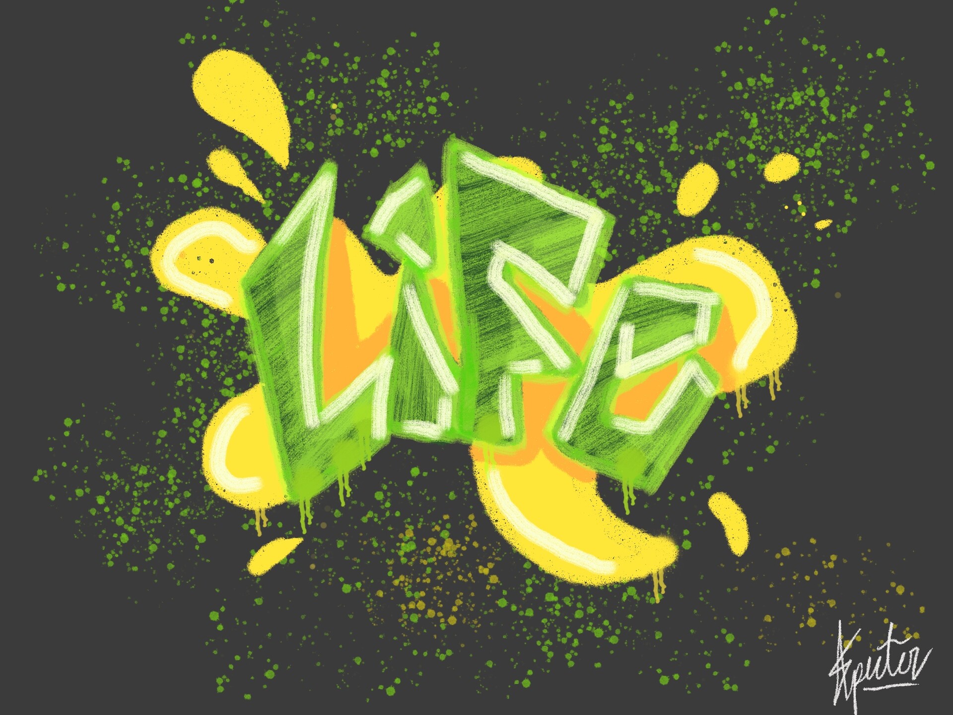graffiti backgrounds for procreate