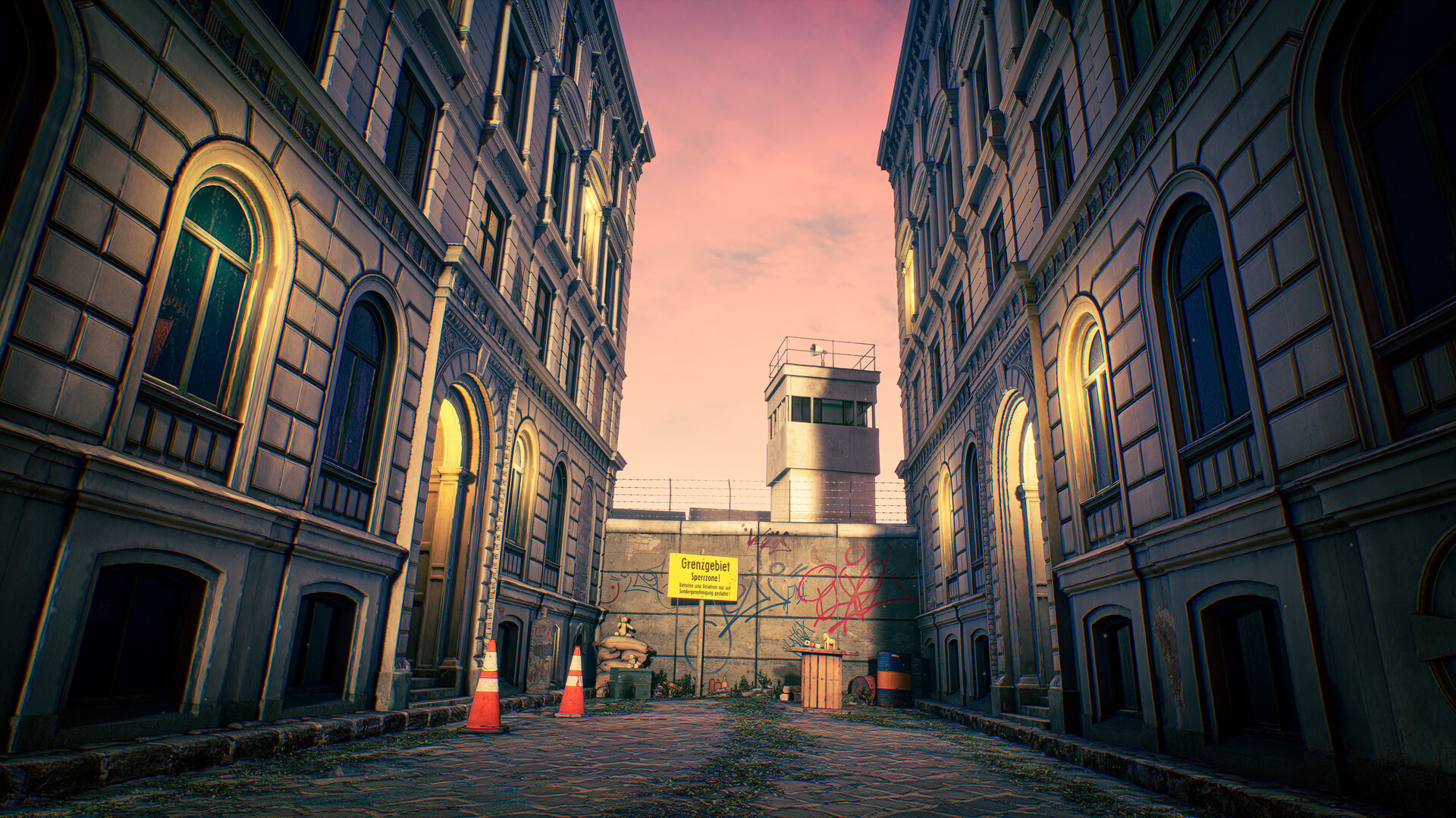 Daniel Warkentin - Dead end street - UE4 Artwork about the Berlin Wall