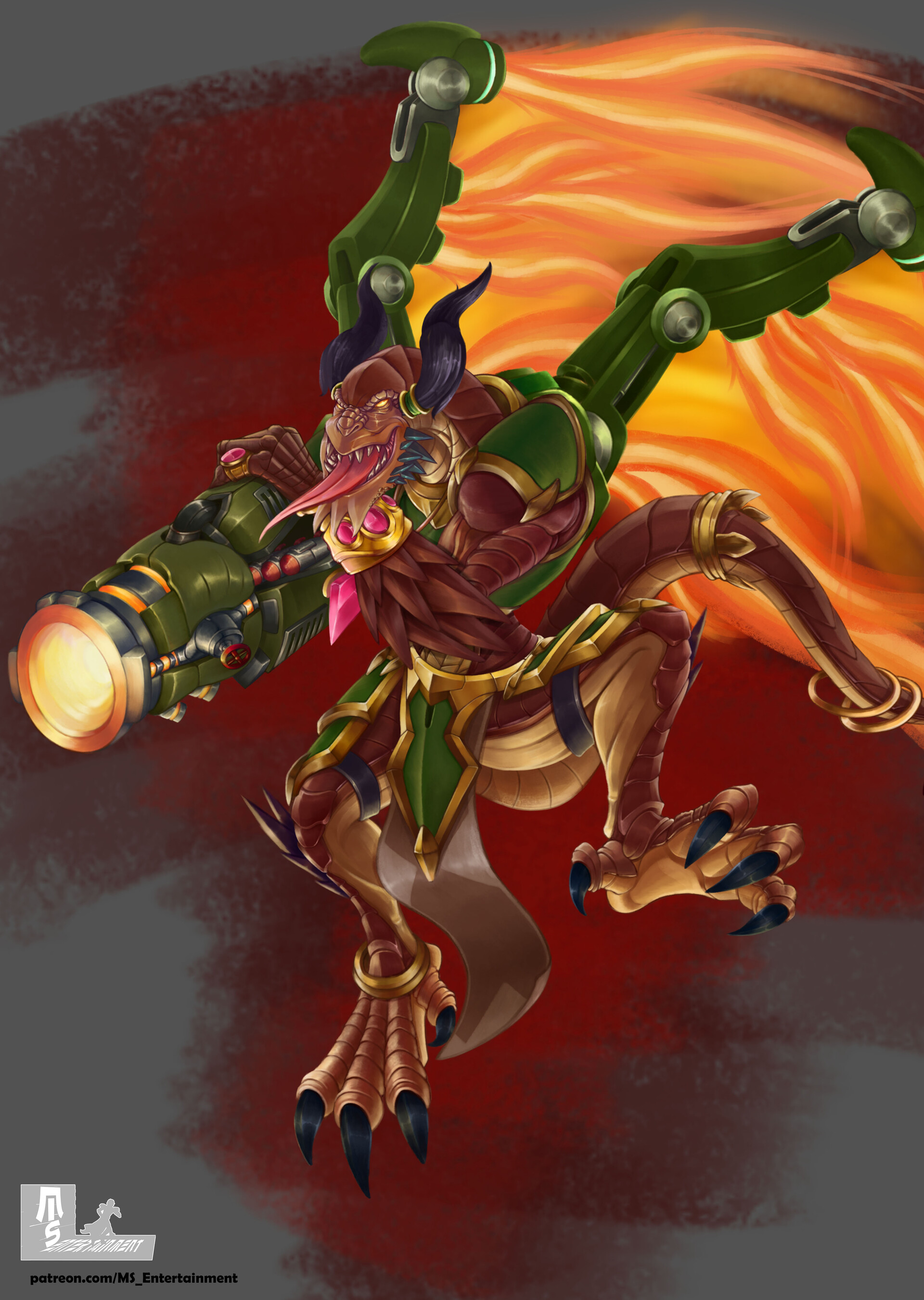 ArtStation - Drogoz, Gnarly Greed Fan Forge Submission