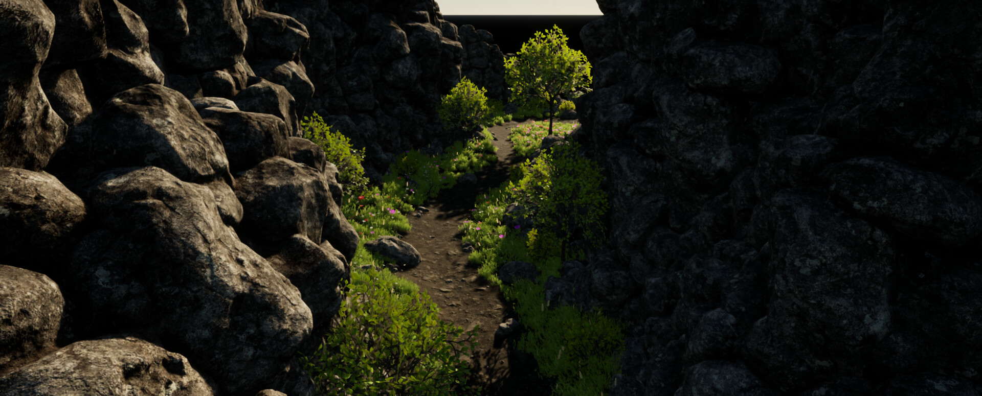 ArtStation - 15 Day Environment Art Test - Mountain Path