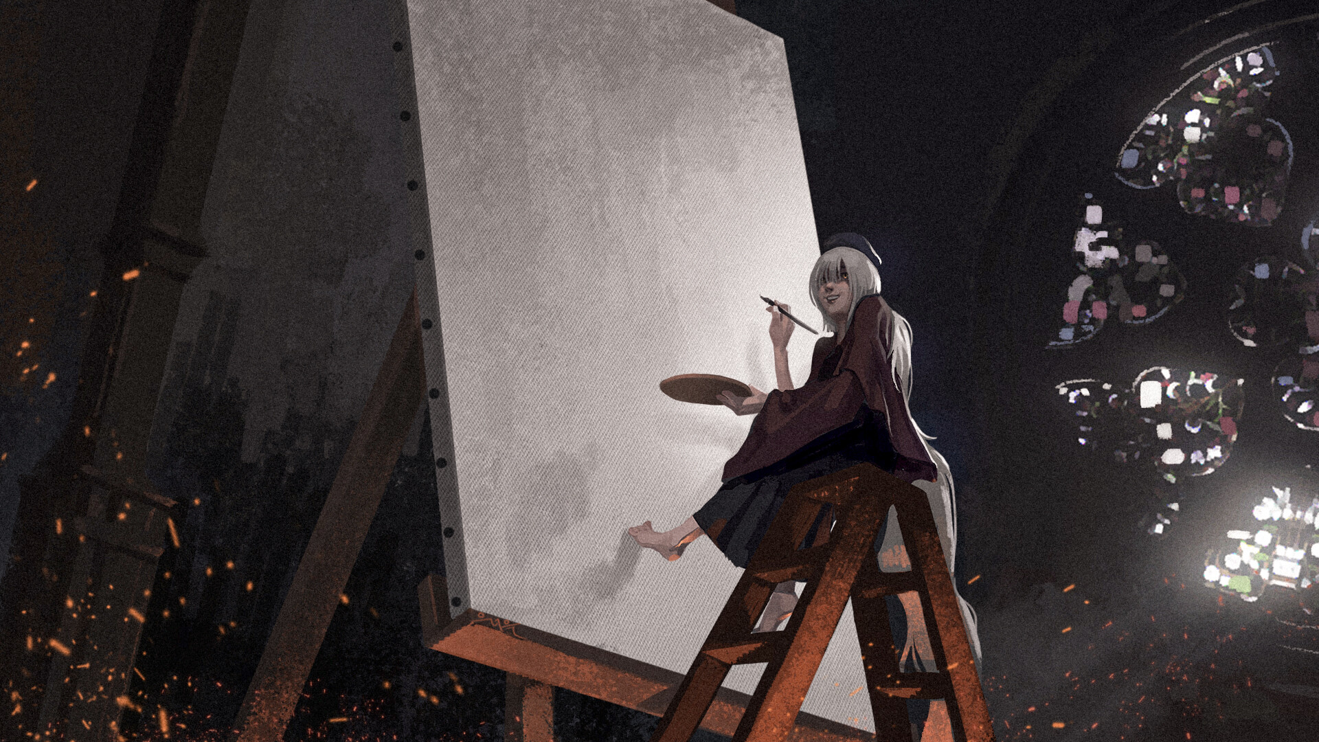 ArtStation - Painting Woman of Ariandel