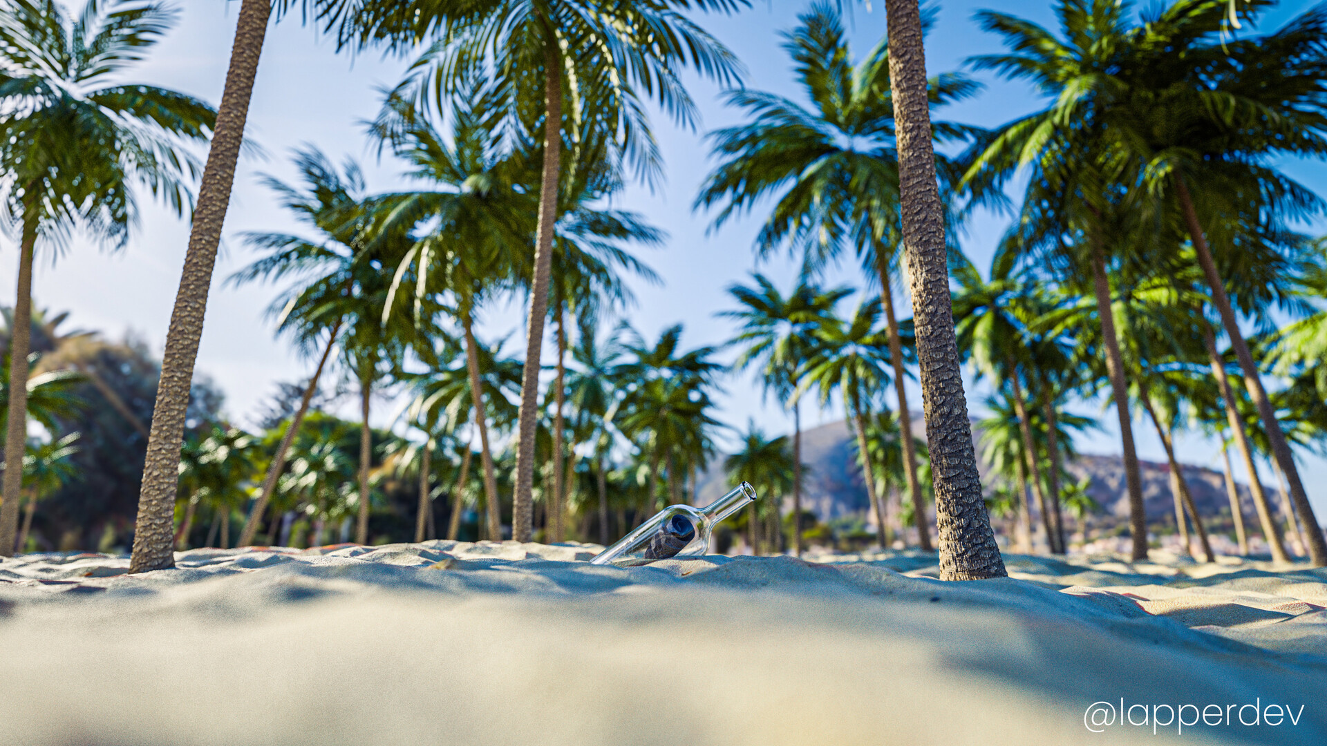 ArtStation - Beach Message