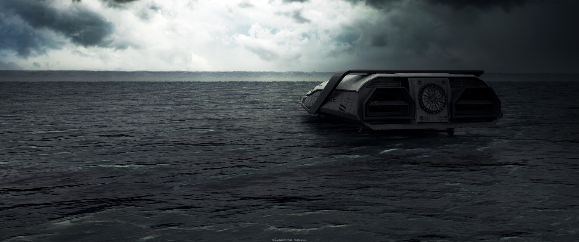 interstellar miller's planet wave