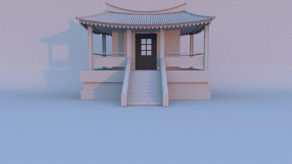 ArtStation - 3D Temple in Maya