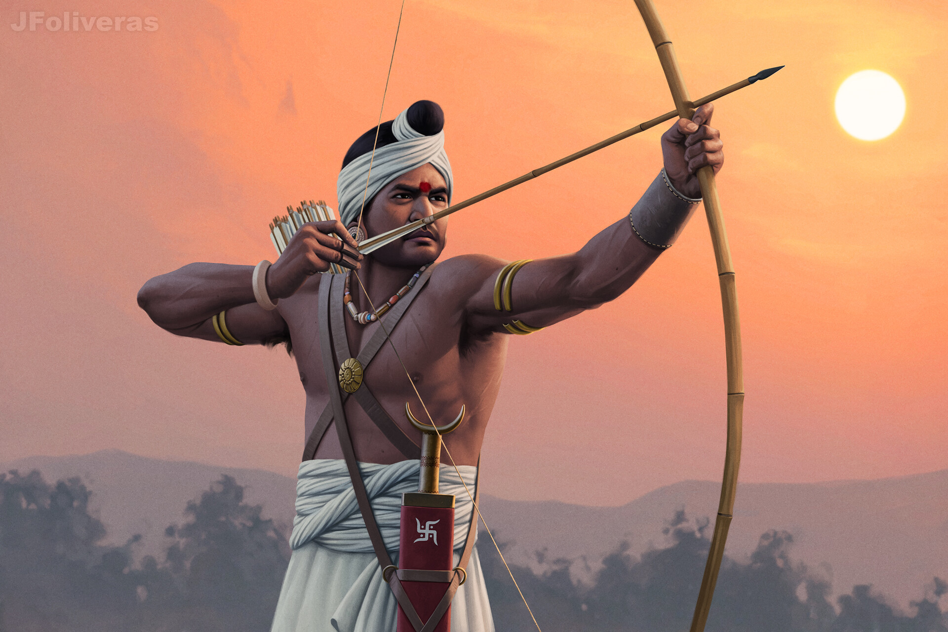 ArtStation - Indian archer