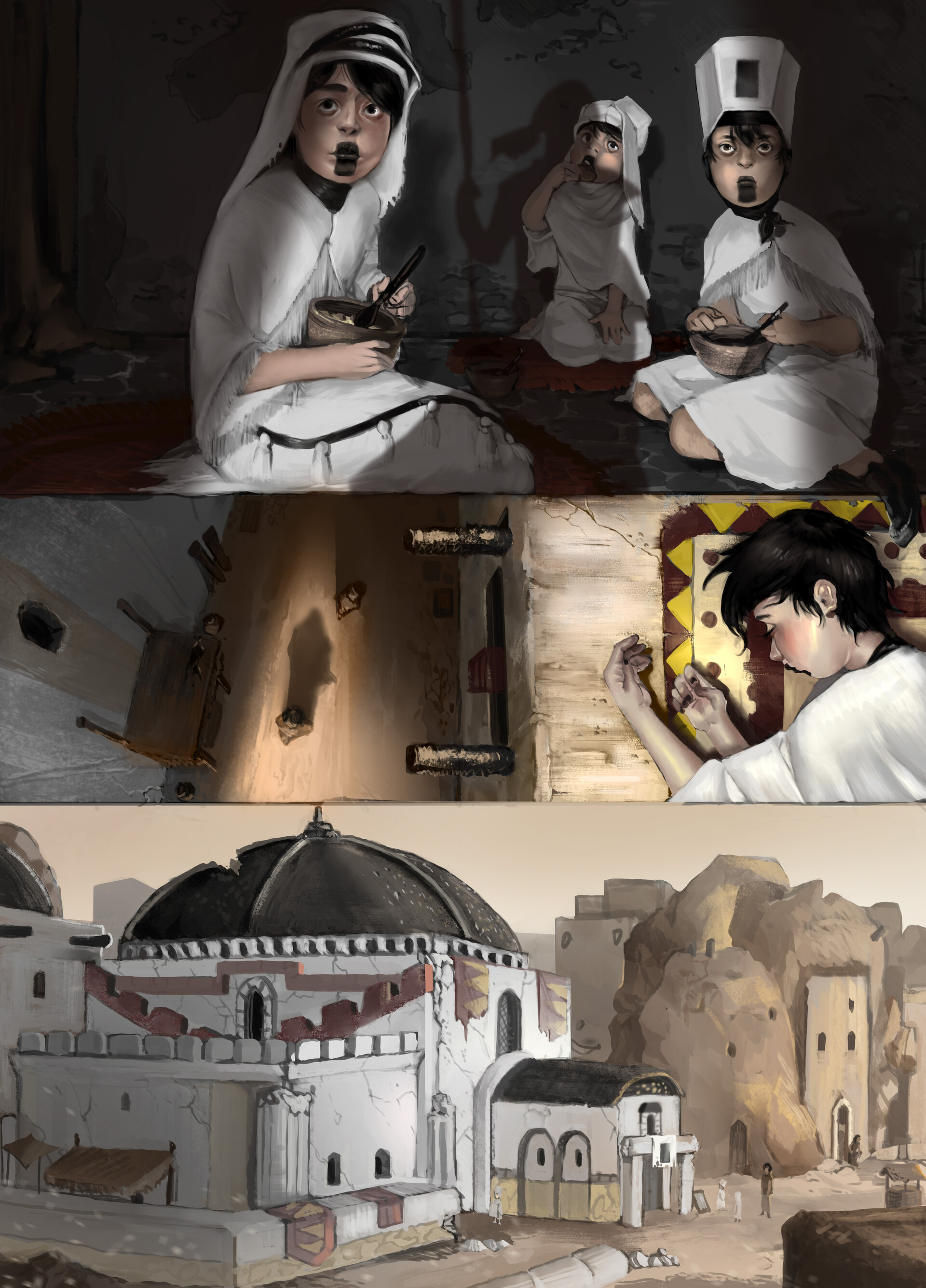 ArtStation - Ganzir priests