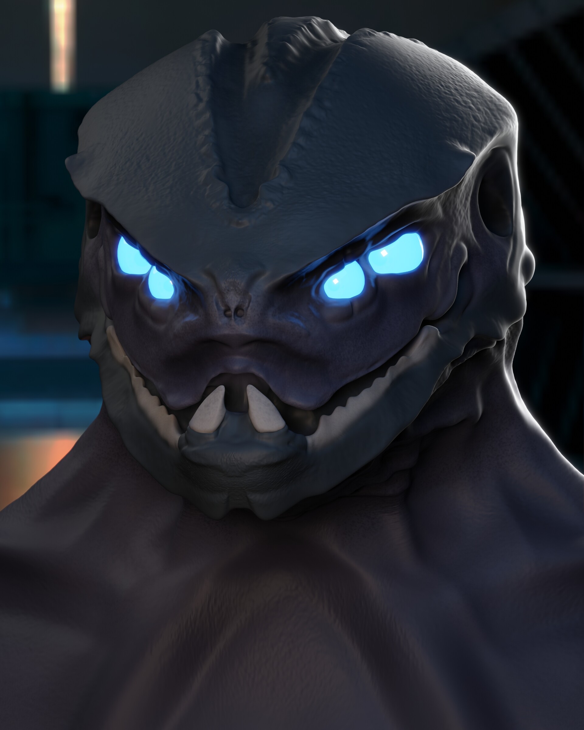 ArtStation - Digital Sculpt - Alien Head