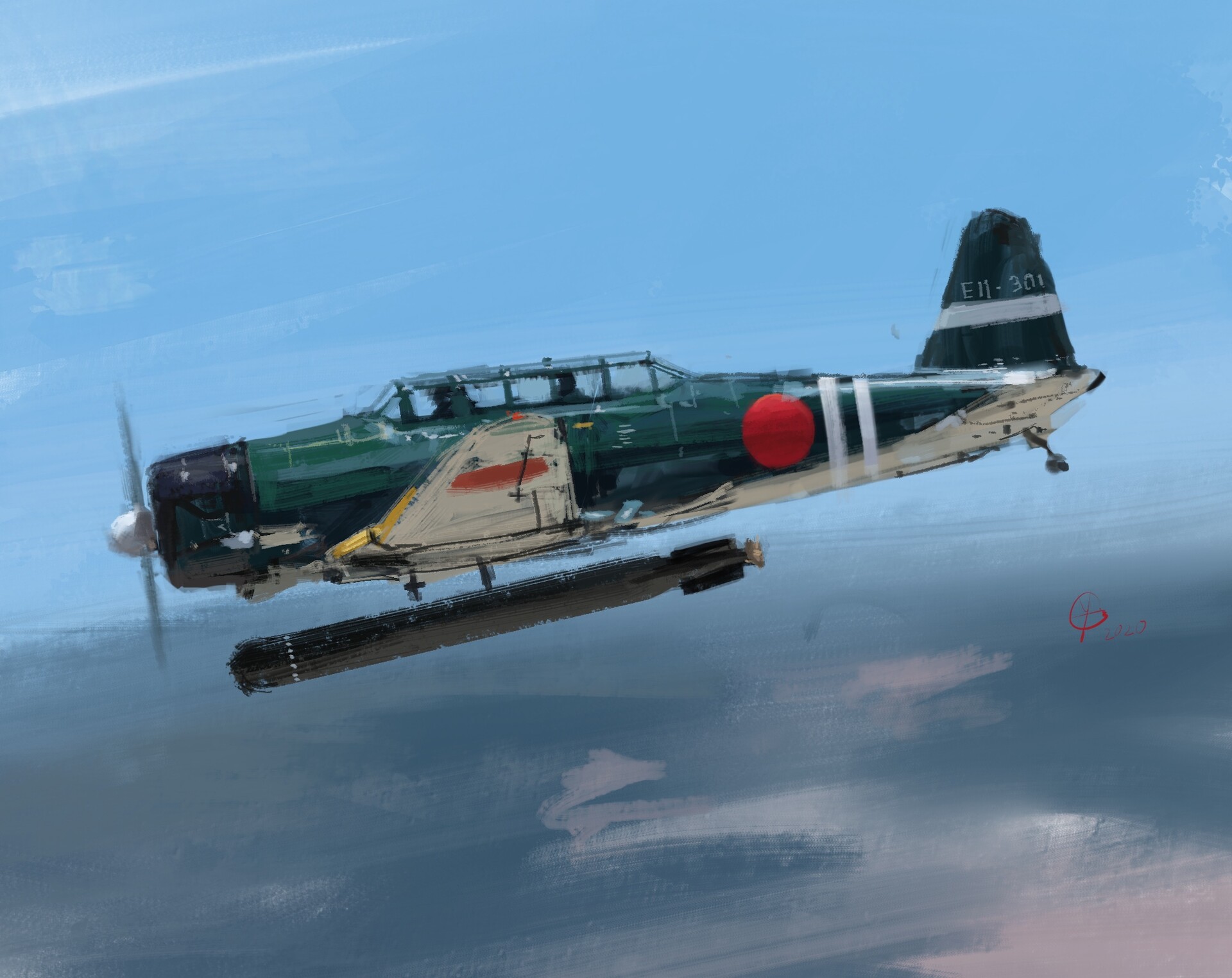 ArtStation - Nakajima B5N2 Type 97 Kate