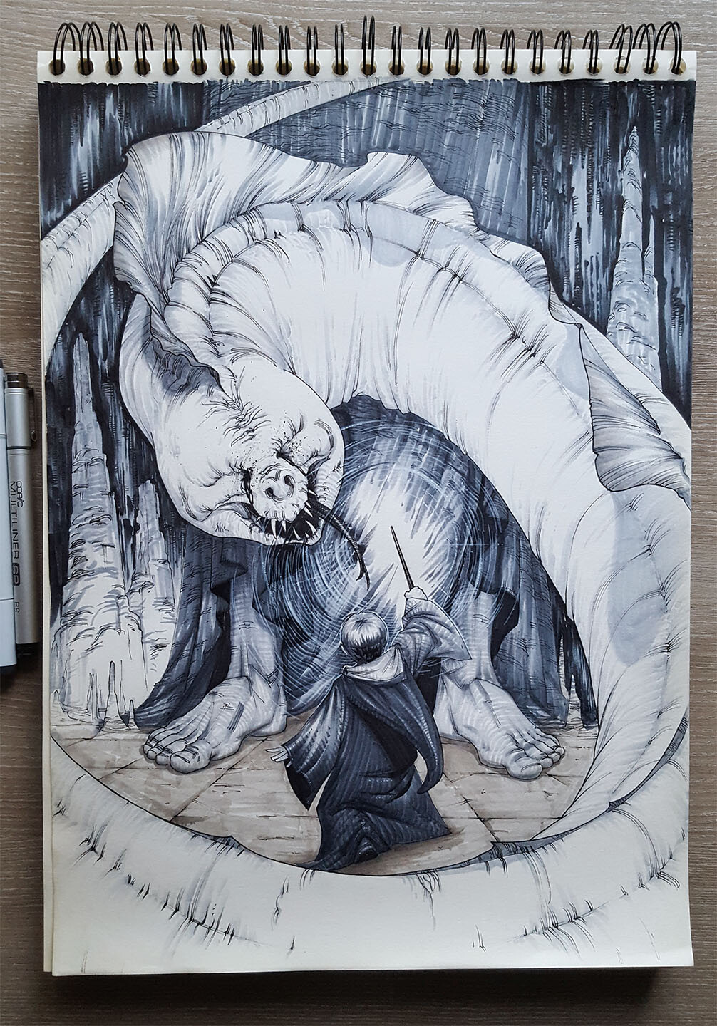 how to draw harry potter and the chamber of secrets