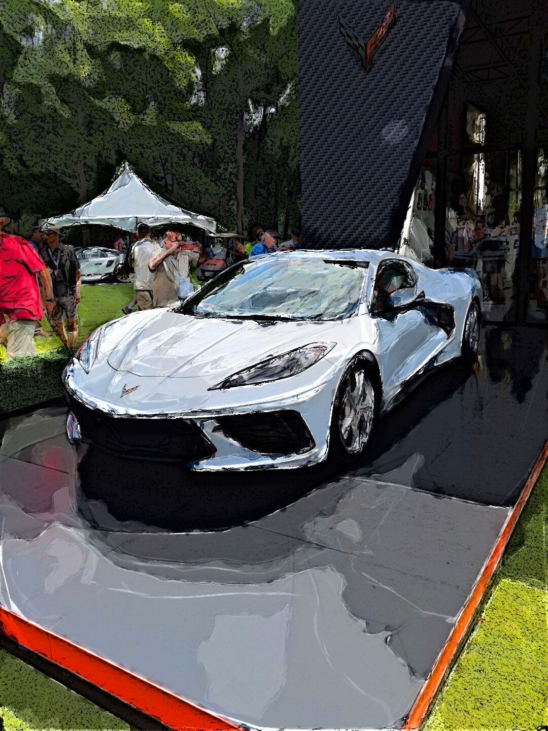 ArtStation - little white corvette