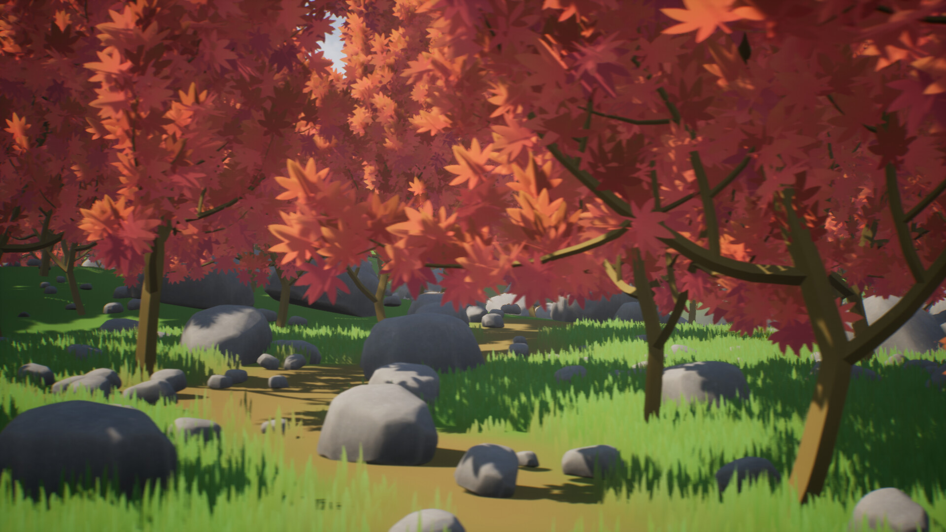 ArtStation - Procedural Stylized Environment with UE4 and Houdini