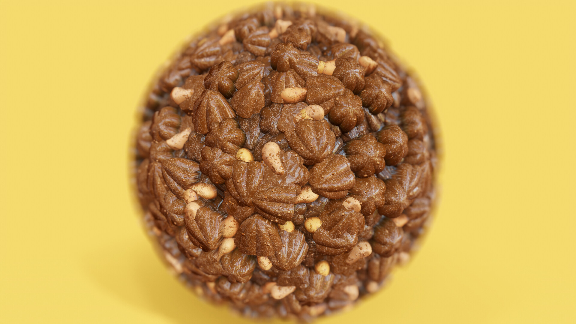 ArtStation - Japanese chocolate snack "Kinoko no yama" material