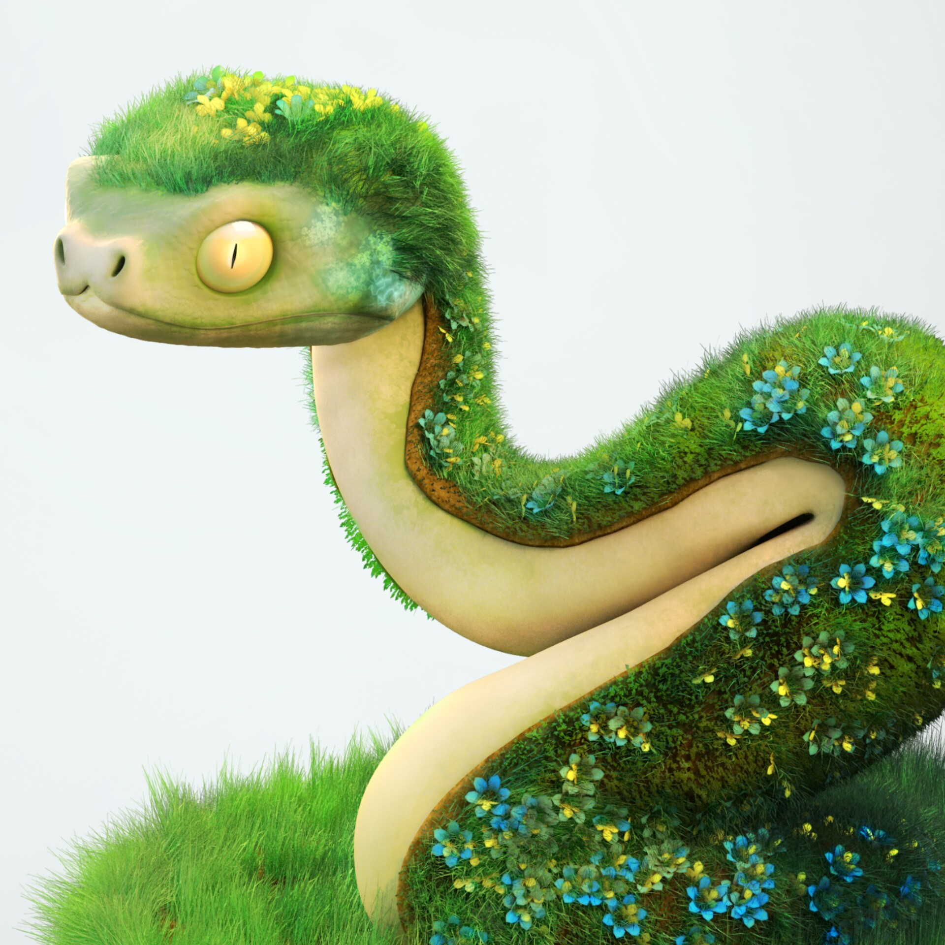 ArtStation - Grass Snake