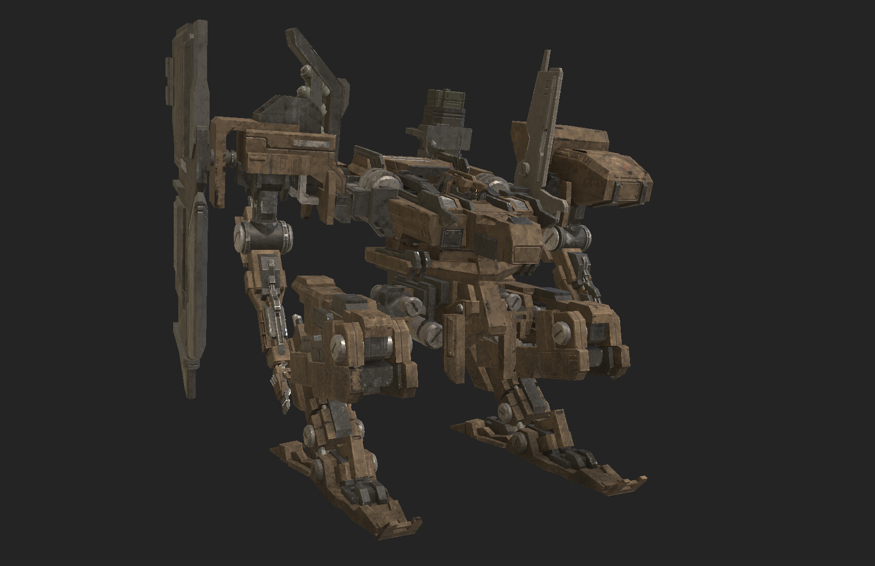 ArtStation - Desert Mech