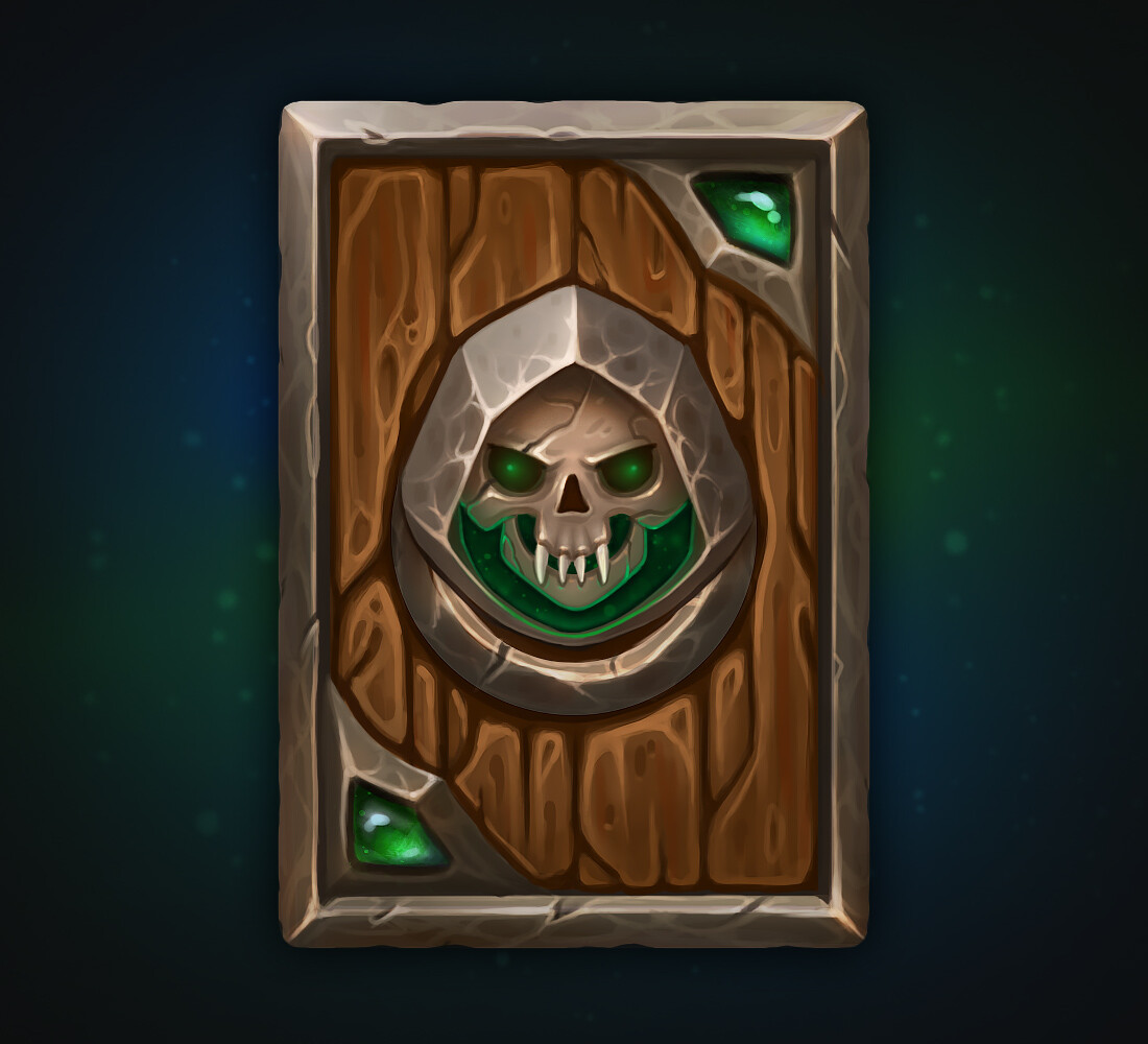 ArtStation - Game Card Skull