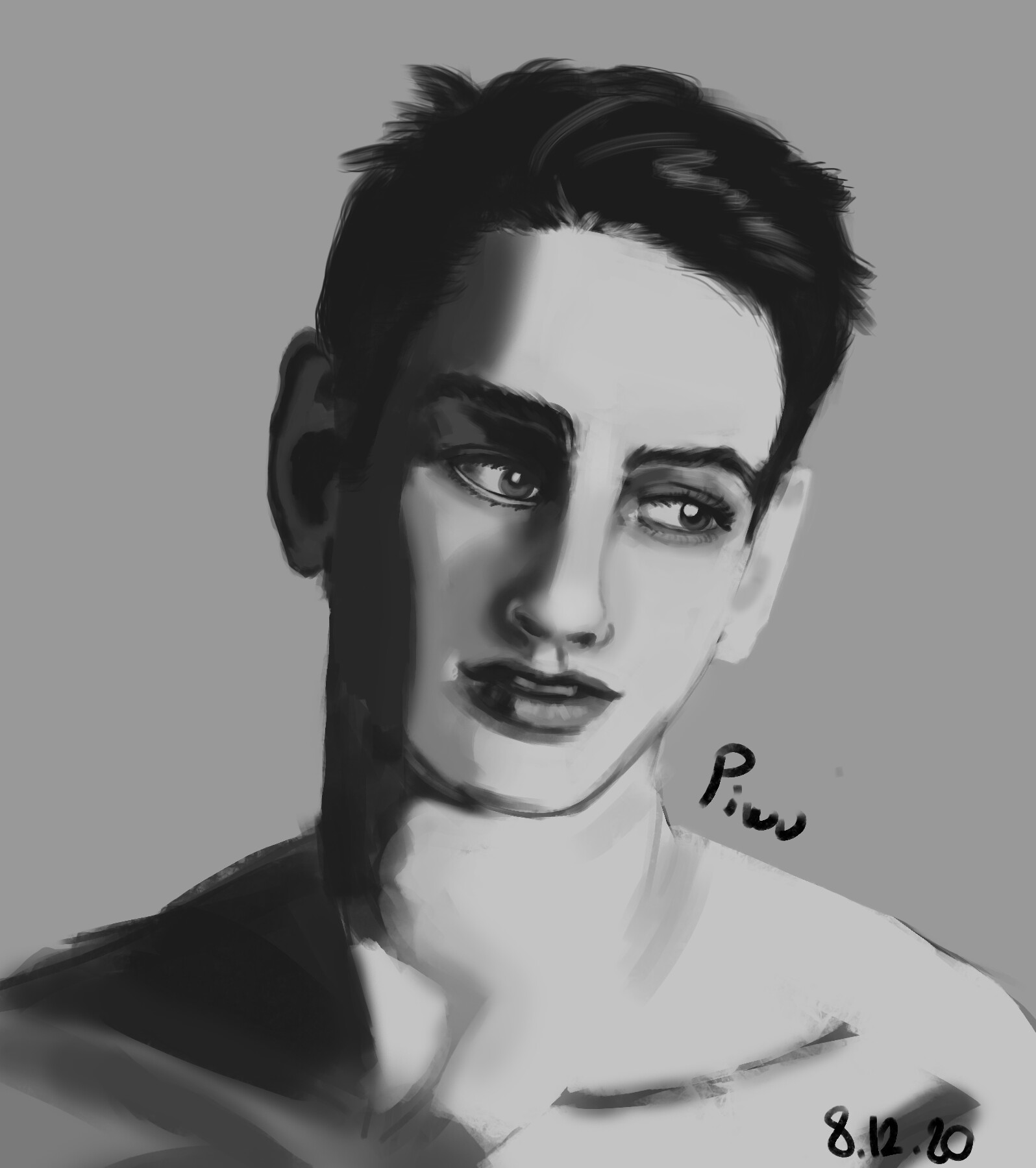 ArtStation - Male portrait study