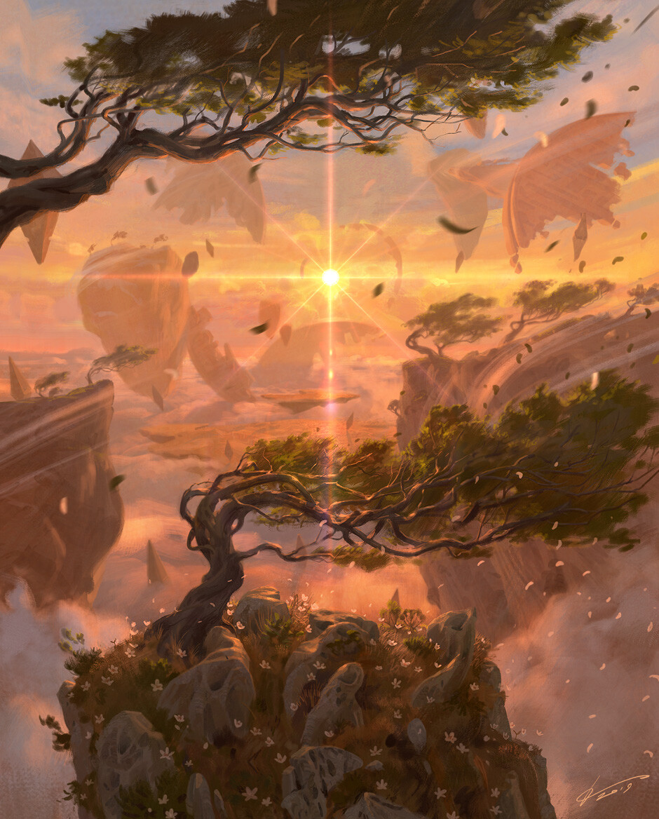 ArtStation - MtG: Windswept Heath