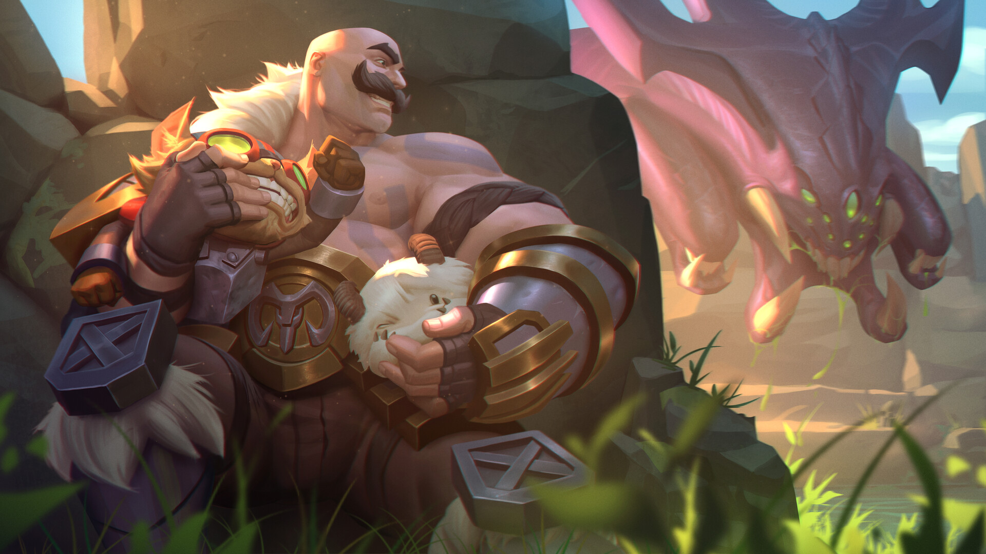 Forrest Imel - League of Legends: Wild Rift - Braum Postcard