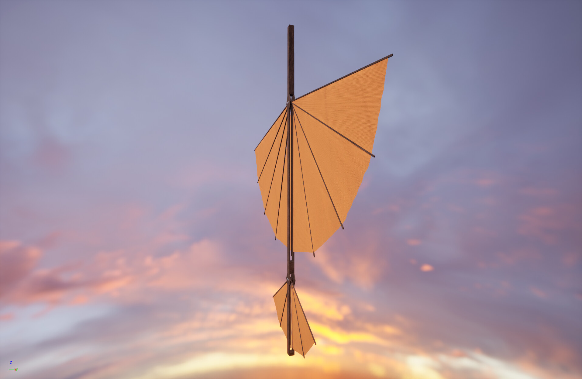 Realtime Rigged Airbending staff by Aaron Egan — ProUser.Me