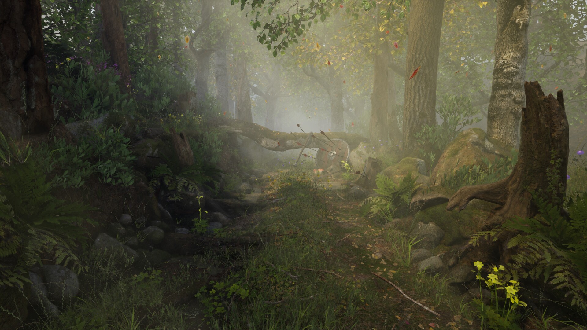Tam Nguyen - Megascans Forest - End of the Road - Unreal Engine