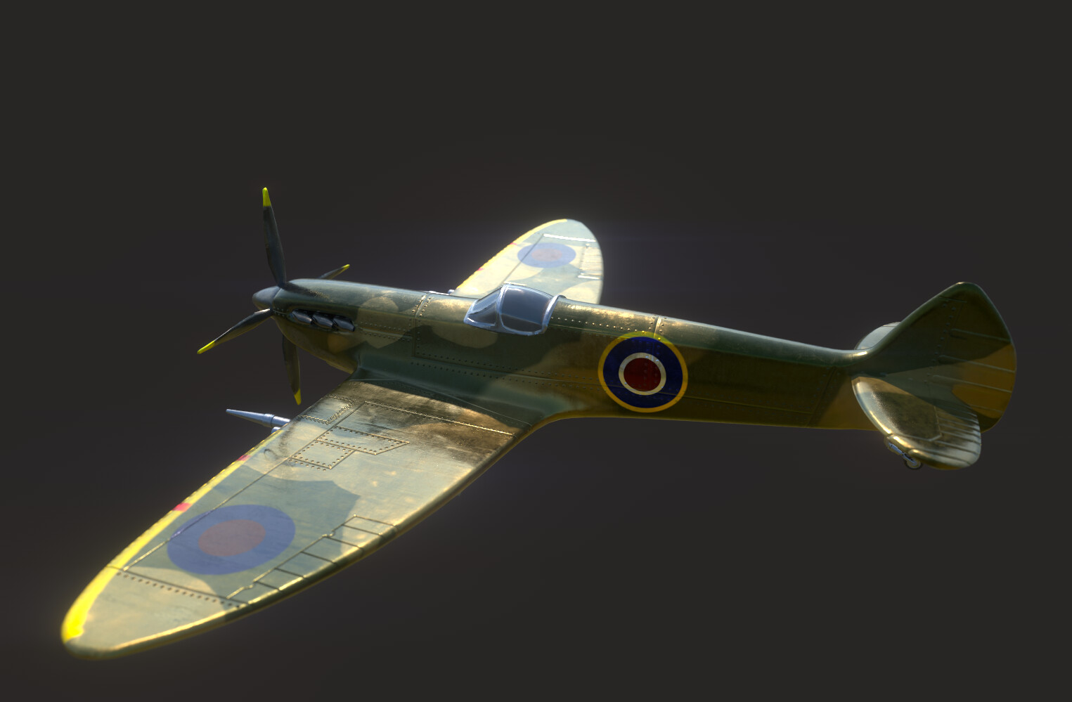 ArtStation - Spitfire Plane